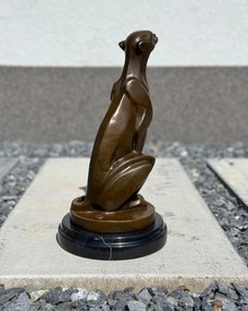 Bronzová socha geparda – luxusní dekorace