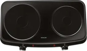 SENCOR SCP 2254BK-EUE4 Dvouplotýnkový vařič / 18  15 cm / 2500W