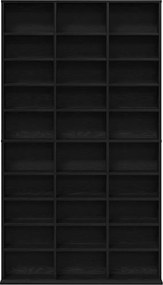 CD skříň Černý dub 101 x 23 x 177,5 cm Kompozitní dřevo 3329339