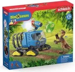 Schleich Dinosaurs 42604 Pásové vozidlo na odchyt dinosaurů / od 3 let