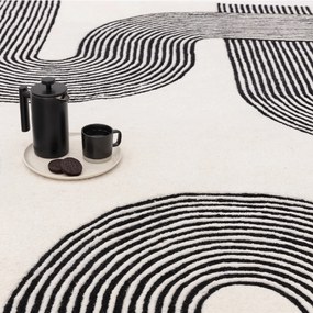 Tribeca Design Kusový koberec Blondie Arches Black Rozměry: 160x230 cm