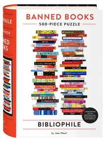 Galison Puzzle Bibliofilské zakázané knihy Jane Mount 500 dílků