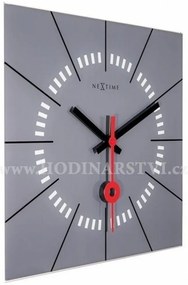 Designové nástěnné hodiny 8636gs Nextime Stazione 35cm