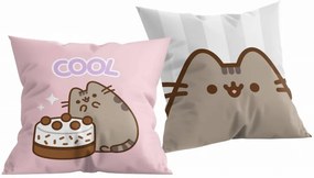 Oboustranný polštář kočička Pusheen - motiv Cool - 40 x 40 cm