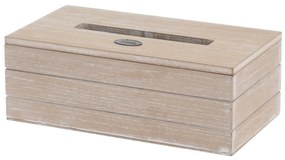 Box dřevo na papírové kapesníky