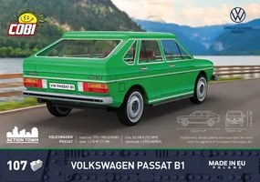 COBI 24644 Volkswagen Passat B1 zelená / Stavebnice / 1:35 / 107 dílků