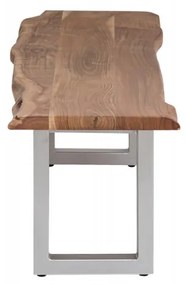 Dřevěná lavice 190x40 Bollywood šedá