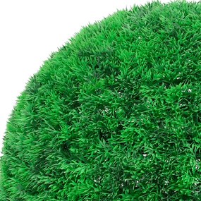 Umělé buxus koule s LED světly 2 ks zelené 35 cm 3335907