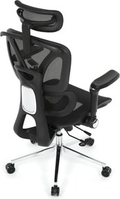 Kancelářská židle, synchronní mechanismus, černá síťovina, KA-B2361 BK – Barva (vyberte): černá (78 x 68) cm Šedá