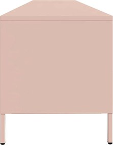 TV skříňka růžová 202 x 39 x 43,5 cm ocel válcovaná za studena 3307156