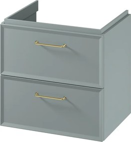 Cersanit Mille, umyvadlová skříňka 594x446x551 mm, zelená matná, S1021-003