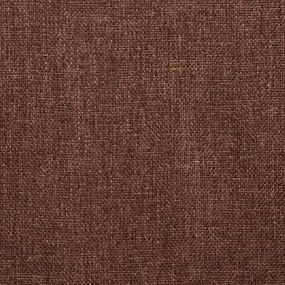 Jídelní židle 2 ks hnědé textil 323096
