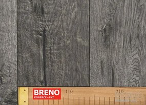 Breno PVC CALLISTO Hunter Oak S92 - šedé dřevo, šíře 200 cm