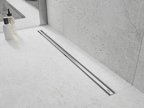 Mexen Flat 360° Slim otáčecí lineární odtok 80 cm, inox - 1041080