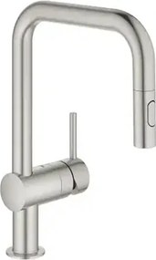 Grohe Minta - Dřezová baterie s výsuvnou sprškou supersteel