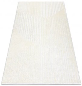 Dywany Łuszczów, Kusový koberec Mode 8589 geometric cream, 80x150, bílá, kancelář