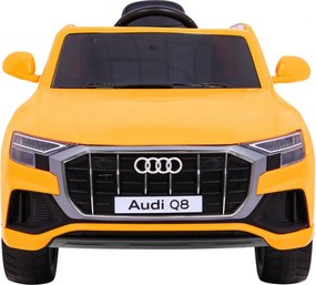 Ramiz Elektrické autíčko Audi Q8 Lift dětské SUV žluté + dálkové ovládání
