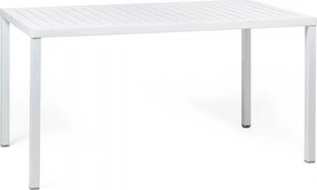 Nardi Záhradný stôl CUBE 140x80 - Biela