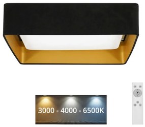 Brilagi - LED Stmívatelné svítidlo VELVET SQUARE LED/24W/230V + DO černá