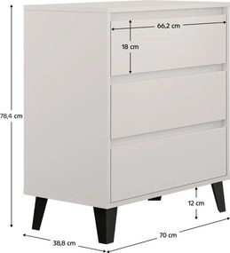 Kondela Komoda, kašmír, BOGAN NEW 3S70