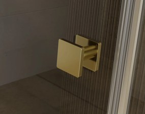 Besco Čtvercový sprchový kout PIXA GOLD SQ 90x90, výška 195 cm - bez vaničky Orientace: Levá