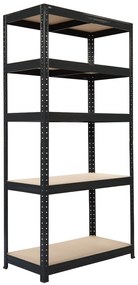 Policový regál Trestles RH 1800x1200x500, nosnost 1750 kg, 5 polic Barva: modrá RH5012-5-MODRA