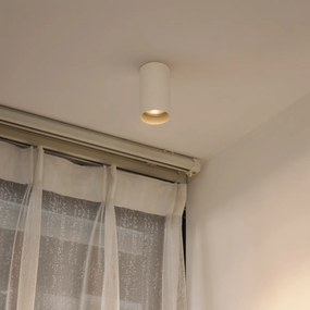Sada 4 moderních béžových přisazených bodových světel GU10 50mm kulatých - Tuba