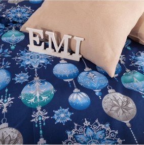 Vánoční bavlněné povlečení Magic blue EMI