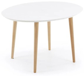 Jídelní stůl quio 120 (200) x 90 cm bílý MUZZA