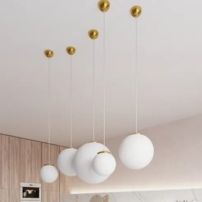 Závěsné svítidlo SOLLUX UGO 20 zlaté E27 1x60W bez žárovky SL.0715