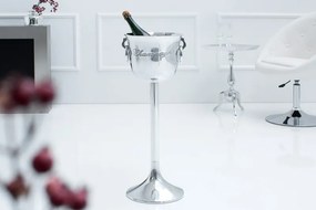 Chladič šampaňského Alfie, 75cm stříbrný