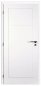 Doornite Dakota Interiérové dveře 80 L, 846 × 1983 mm, lakované, levé, bílé, plné
