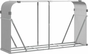 vidaXL Stojan na dřevo 180 x 45 x 100 cm pozinkovaná ocel [364564] Barva: Zelená