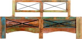 Rám postele masivní recyklované dřevo 140 x 200 cm 247666
