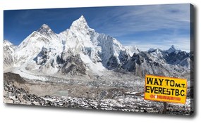 Wallmuralia Foto obraz na plátně Hora Everest 100x50