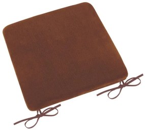Bellatex Sedák hladký Korall micro 40x40 cm Hnědá
