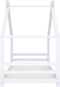 Rám dětské postele bílý masivní borové dřevo 90 x 200 cm 289612