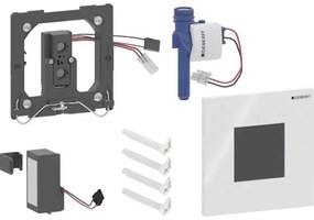 Geberit - Elektronické ovládání splachování pisoárů typ 01, bateriové napájení, Bluetooth, alpská bílá 116.094.11.1