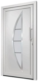 Vchodové dveře bílé 98 x 200 cm - Default Title