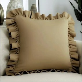 Povlak na polštář s příměsí bavlny 40x40 cm Ruffled – Mila Home