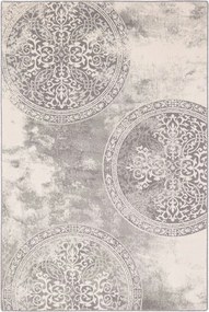 Kusový koberec vlněný Agnella Isfahan M Asyria Alabaster šedý Rozměr: 240x340 cm