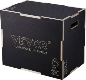 3v1 Plyometrický Jump Box, 61 / 50,8 / 40,6 cm