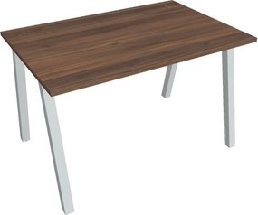 Kancelářský pracovní stůl Hobis USA 1200, bílá RAL 9016, deskaakát