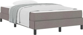 Postel s boxspringem Taupe 120 x 200 cm textil 3398483