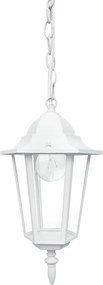 FAN LANT-MILANO/S1 BCO Závěsné venkovní svítidlo MILANO bílá, 1xE27, IP44, 17 x 84 cm - FANEUROPE