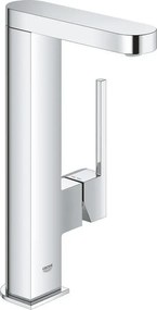 Grohe Plus - Umyvadlová baterie L, s výpustí Push-Open a výsuvnou koncovkou, chrom 23844003