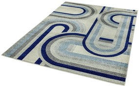 Tribeca Design Kusový koberec Dinamo Retro Blue Rozměry: 80x150 cm