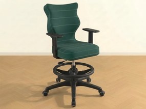 Ergonomická židle k psacímu stolu do dětského pokoje ZELENÁ Zvolte rozměr: dítě 159 - 188 cm (výška stolu 71 - 82 cm)