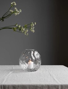 Storefactory Skleněná váza Malmbäck 22 cm, čirá barva, sklo