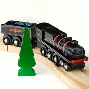 Bigjigs Rail Dřevěná replika lokomotivy Black 5 engine / od 3 let